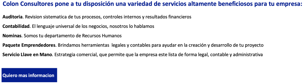 Carnet del Irtra - Colon Consultores