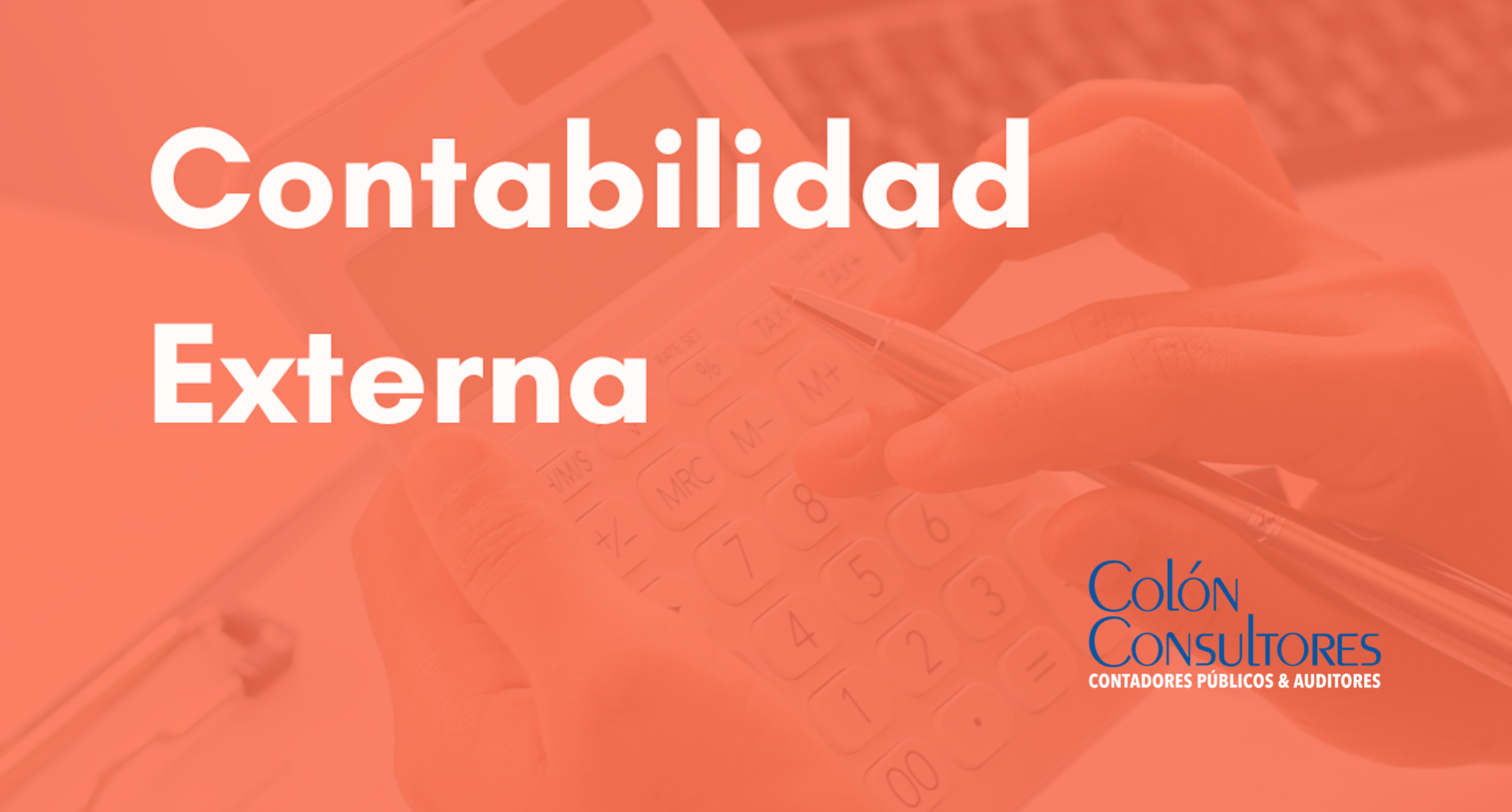 Contabilidad Externa - Colon Consultores